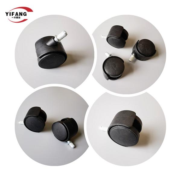 Quality 2 Inches Small Nylon Roller Wheels , 50mm Caster Wheels Multipurpose for sale