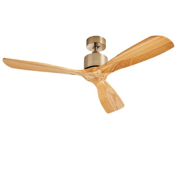 Quality 52" Solid Wood Ceiling Fan Real Wood Blade Ceiling Fan With Light for sale