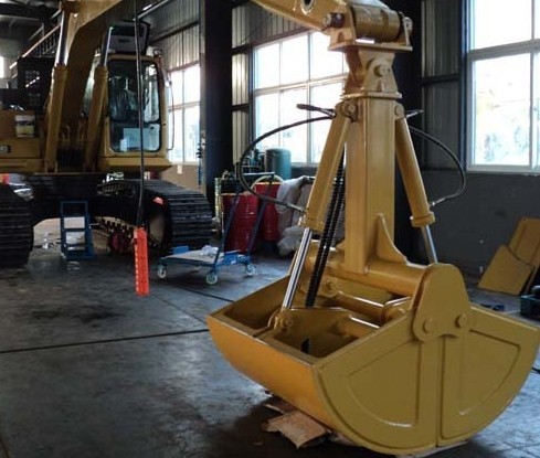 Quality 1.2m3 Clamshell Bucket In Conjunction Grabbing Loading Bulk Materials for sale