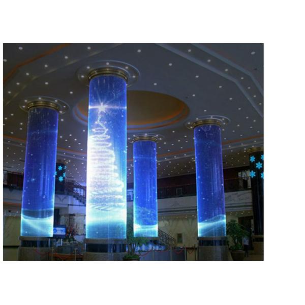 Quality Waterproof DC5V Led Grid Display For Glass Window Building for sale