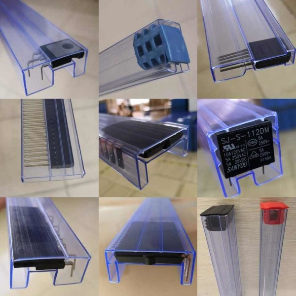 Quality ROHS Approved Anti Static Tube 100-2000mm PVC Plastic IC Packing for sale