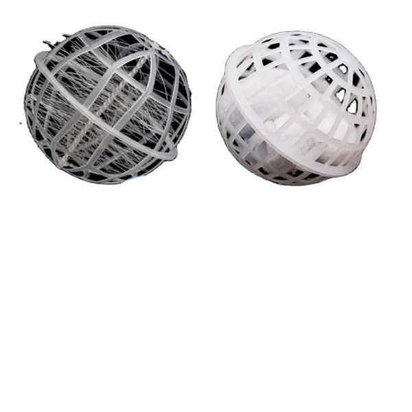 Quality Plastic Porous Suspended Biological Filler Polyurethane Hollow Ball for Water Treatment for sale