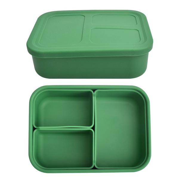 Quality Shatterproof Harmless Silicone Lunch Containers , Microwaveable Silicone Storage for sale