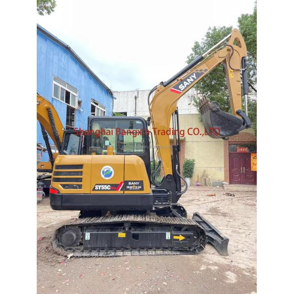 Quality Strong Power and Hydraulic Stability SANY SY55C Used Mini Crawler Excavator in for sale