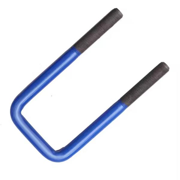 Quality 10.9 Grade U Bolt Pipe Clamp Galvanized U Bolts Blue For Replace for sale