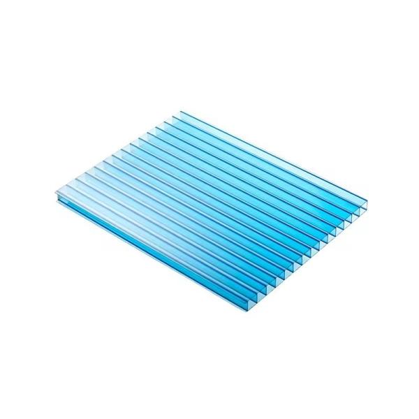 Quality 8mm 10mm Twinwall Multiwall Polycarbonate Roofing Sheet Transparente Circular for sale