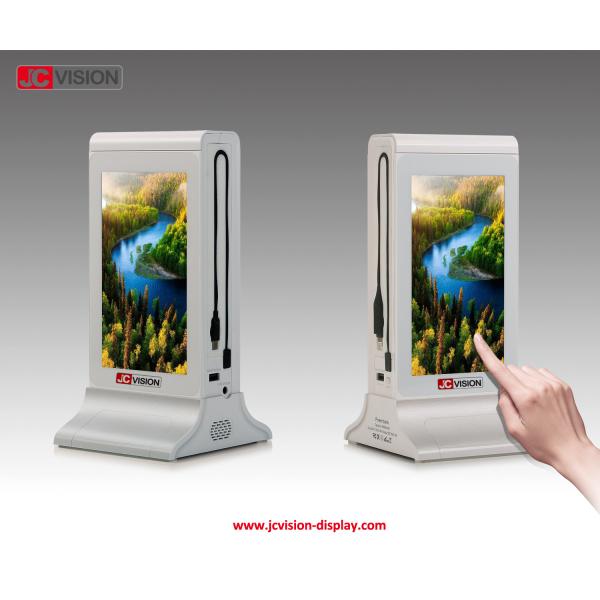 Quality 1280*800 Table Top Ads Screen Display Restaurant Power Bank 1G DDR3 for sale