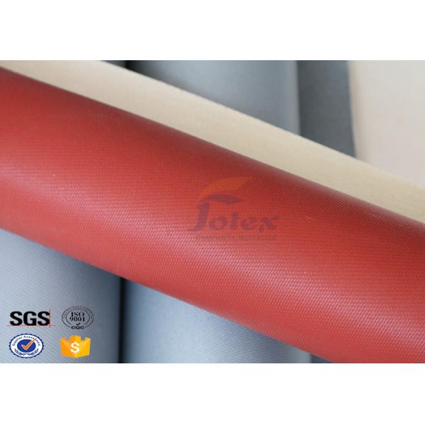 Quality 750 Degree High Silica Fabric 600gsm Silicone Coated Fiberglass Cloth for sale