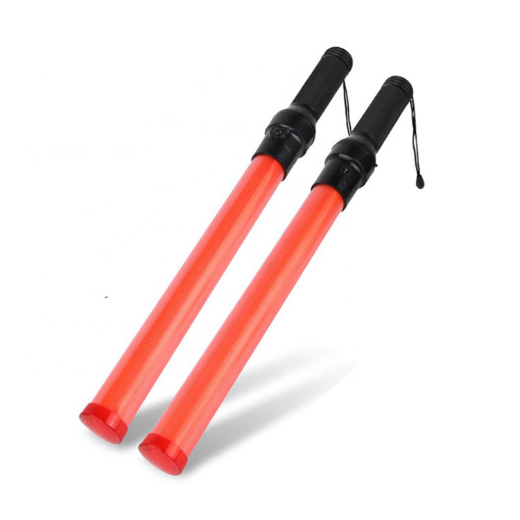 Quality Customized Logo Rechargeable Led Multi-Function Flashing Baton Light Traffic for sale