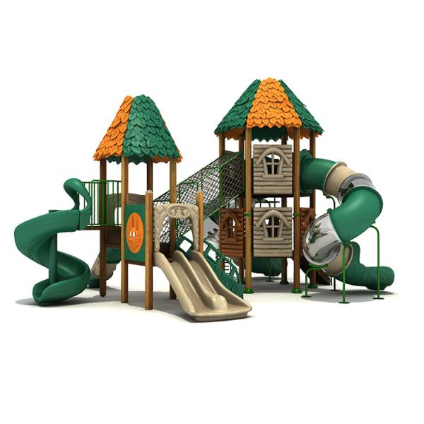 Quality LLDPE Plastic Playground Equipment Slides For Outdoor Amusement for sale