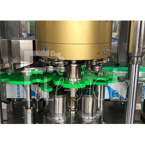 Quality 6000CPH 4 Heads Beverage Aluminum Can Sealing Machine Energy Saving for sale
