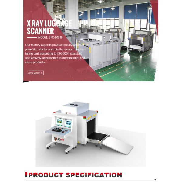 Quality 200kg Belt Load Baggage Scanner Machine 0.2 M / S For Checkpoints / Army Base for sale