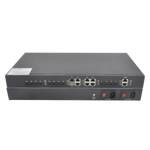 Quality 60W EPON 10g GPON OLT 8 Port PON Fiber Optic Equipment for sale