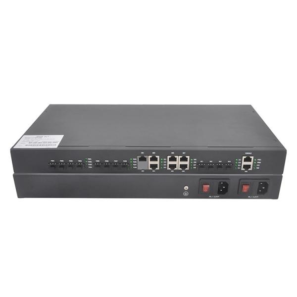 Quality 60W EPON 10g GPON OLT 8 Port PON Fiber Optic Equipment for sale