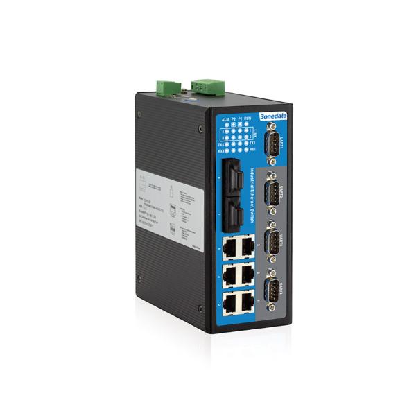Quality 1.6 Gbps Layer 2 Managed Ethernet Switch With 4 Serial Ports RS 232/485/422 for sale