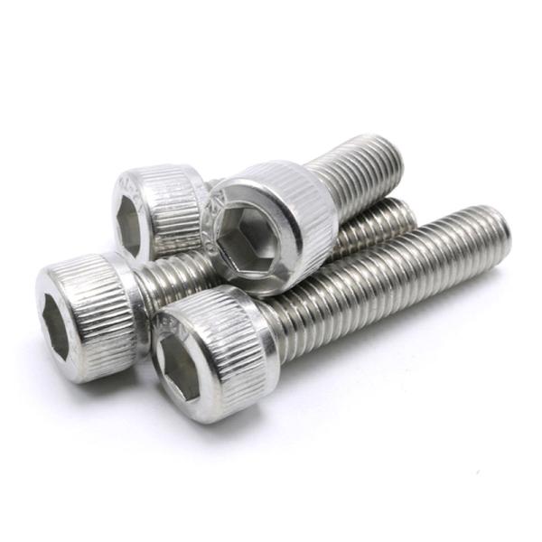 Quality Plain Finish Stainless Steel 304 A2-70 Hex Socket Head Cap Bolt for Construction for sale
