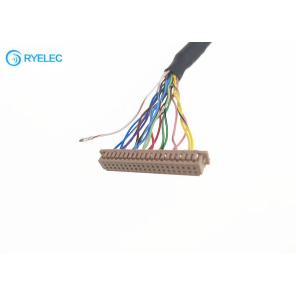 Quality Crimping / Pressing Type LVDS Cable Assembly With DF13 / DF14 Connector for sale