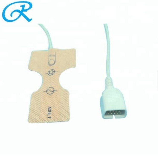 Quality 4mm dia Nihon Kohden Spo2 Probe Sensor , White Male Finger Clip Spo2 Sensor for sale