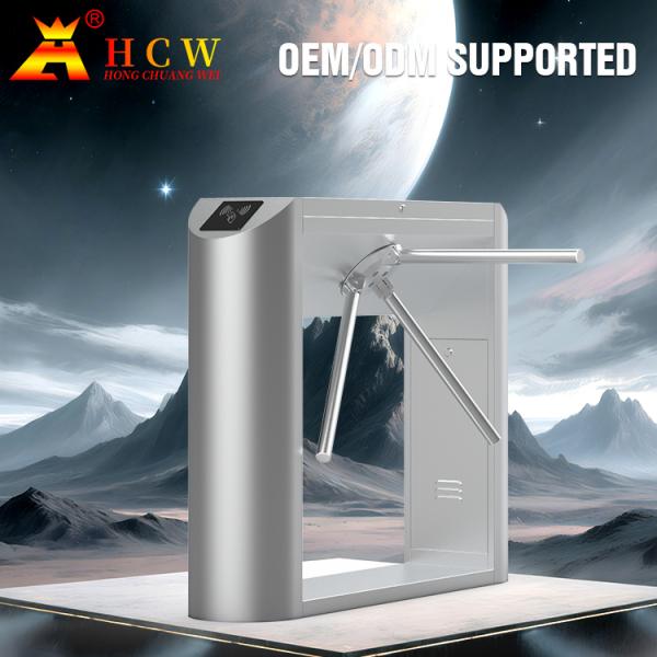 Quality HCW Dustproof Biometric Face Recognition Turnstile Access Control System for sale