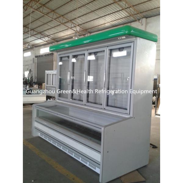 Quality Supermarket Combination Display Freezer Showcas High - Density for sale