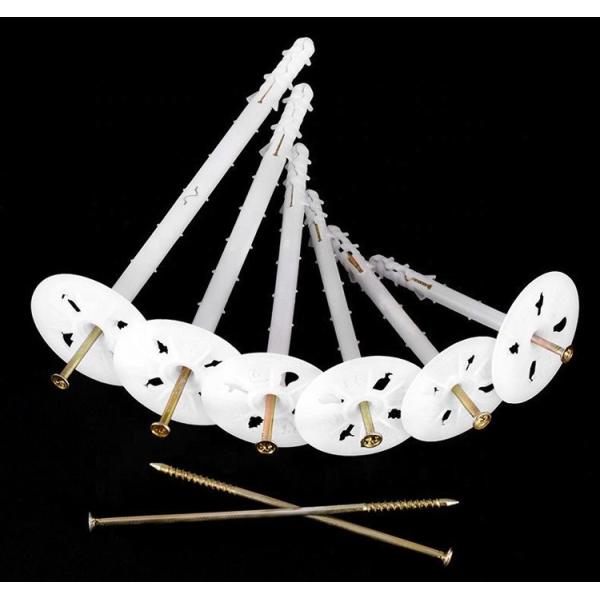 Quality 8mm Shank Diameter Plastic Nylon Wall Plug Anchor Drywall Dowel Board Insulation for sale