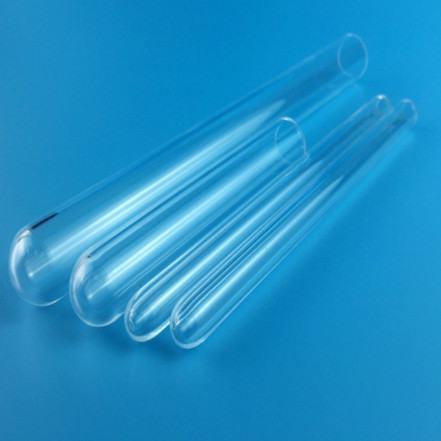 Quality Borosilicate Glass Tube Laboratory Test Tube Smooth Round Bottoms fully annealed for sale
