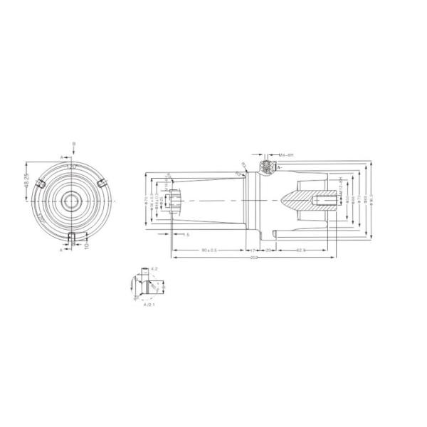 Quality Cable Connecter 202MM Epoxy Resin Bushing With High Voltage Solid Cabinet for sale