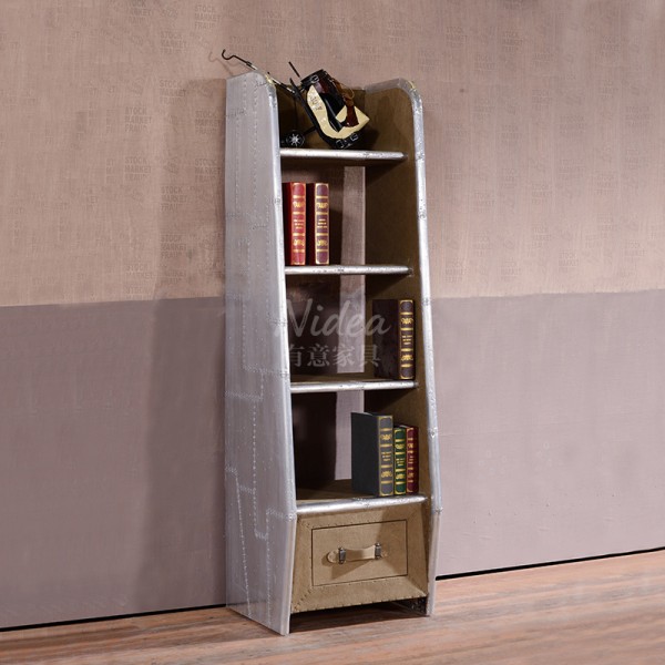 Quality Nidea #8007 Handmade Aluminum Rivets Cover Aviator Vintage Industrial Customized Color Durable Multifunction Bookcase Home Office Hotel for sale
