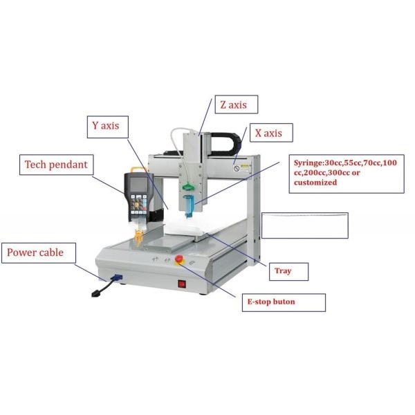 Quality 4 axis glue dispensing machine cnc glue dispenser machine for sale