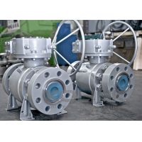 Quality API 6D Trunnion Mounted Ball Valve 2-36 Inch WCB CF8 Gear Operated for sale