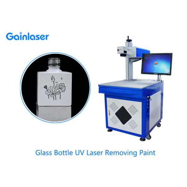 Quality 5W 355nm Nanosecond Glass Bottle Etching Machine for sale