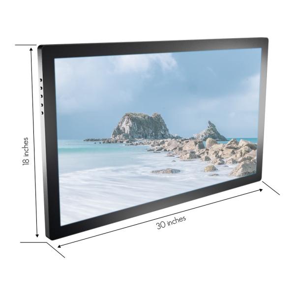 Quality 32 Inch Indoor Split Screen Black Android TFT Advertising Equipment for Retail for sale