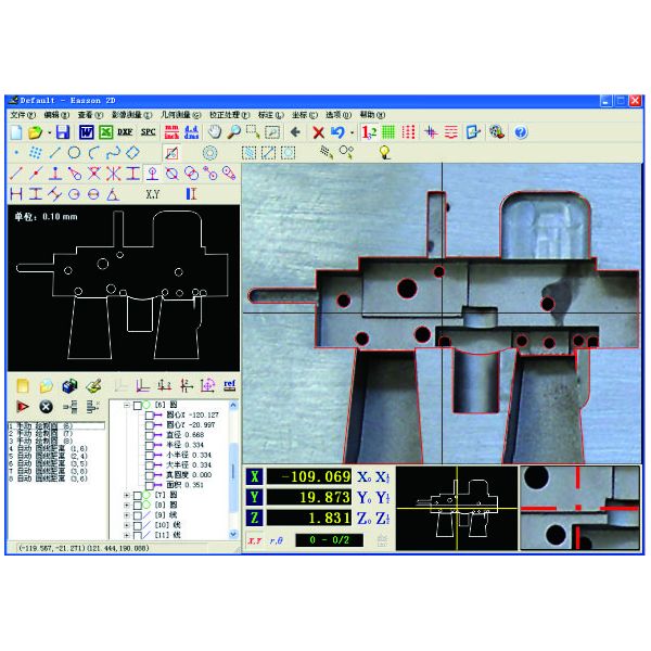 Quality 0.5um Resolution Scale Vms Measuring Instrument for sale