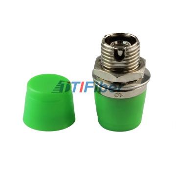 Quality Zirconia or Bronze Singlemode Simplex FC/APC Fiber Optic Adapter Small D type for sale
