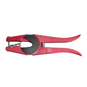 Quality RFID Cow / Cattle Ear Tag Applicator , Identification Tag Applicator Red Color for sale