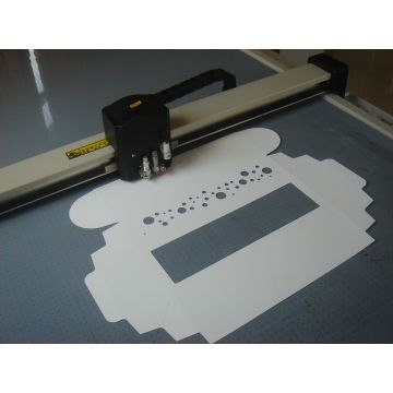 Quality Sheet Board Cutting Machine / Pizza Box Making Machine Smart Auto Positioning for sale