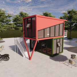 Quality Outdoor Party Prebuilt Container House Foldable Easy Assembly Deployment for sale