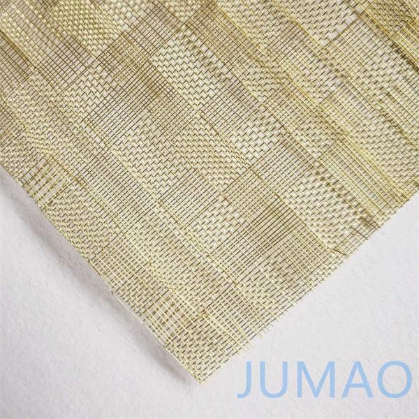 Quality 3mm Woven Metal Mesh Laminated Glass Architectural for sale