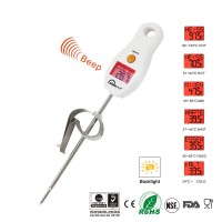 Quality Backlight LCD Cooking Thermometer For Liquids , Smart Food Thermometer Easy To for sale