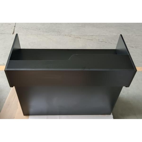 Quality Wood 4' Ledge Counter Display Cabinet With Drawers Scratch Resistant for sale