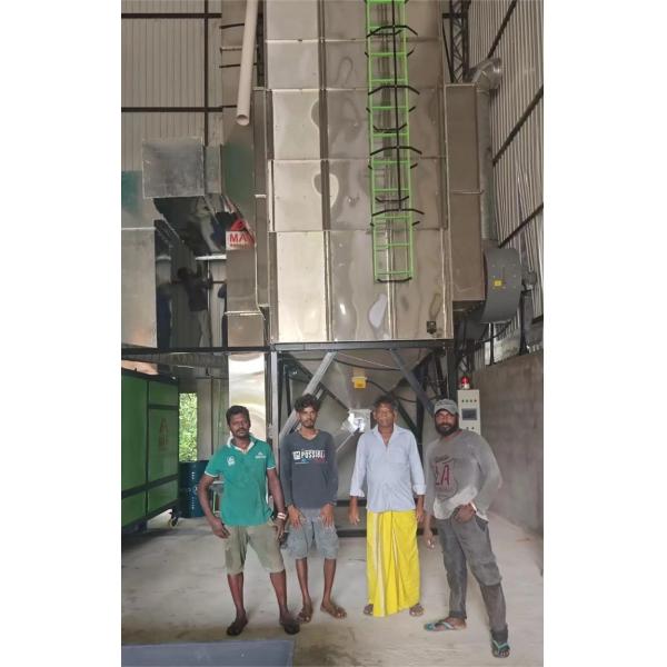 Quality Batch Type 6T / 8T / 10T Stainless Steel Paddy Dryer Machine for Grain Drying for sale