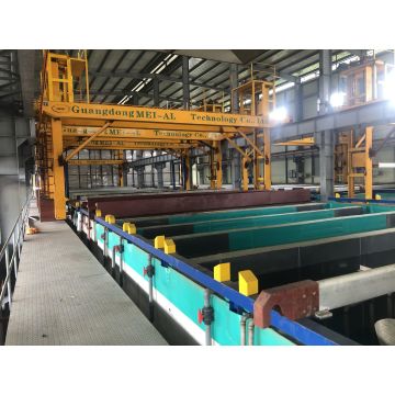 Quality Horizontal Anodizing Production Line 6500mm Max Profile Length for sale
