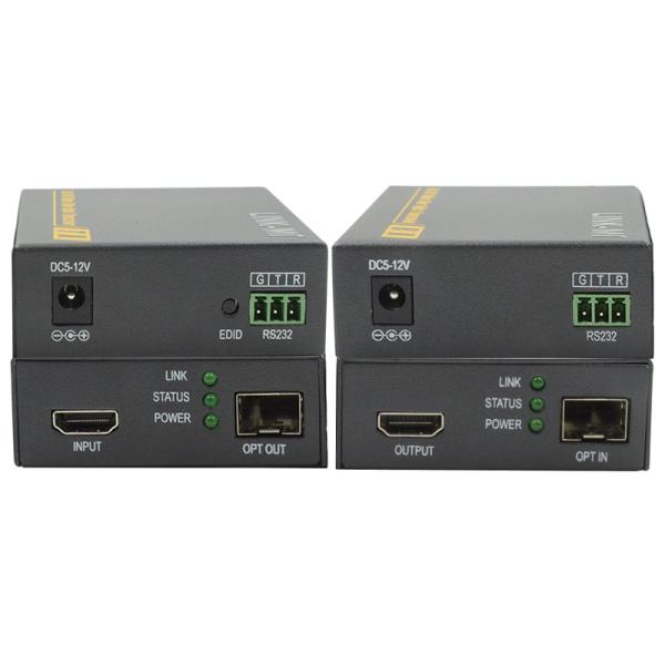 Quality 2km HDMI Fiber Optic Extender Support 3D 4K EDID Video Extender Over Fiber for sale