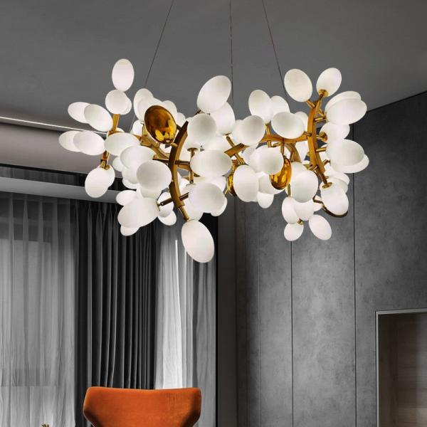 Quality White Alabaster Hanging Light Fixtures for sale