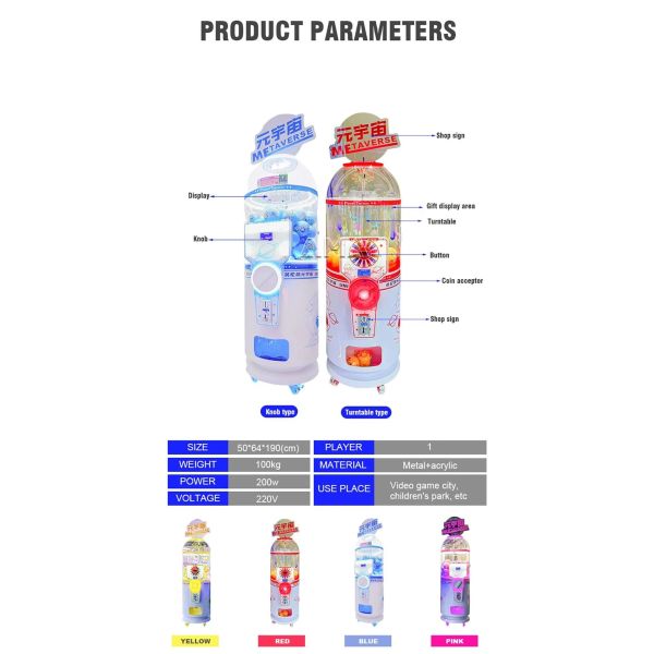 Quality Customized Gashapon Capsule Machine Coin Operated Capsule Toy Vending Machine for sale