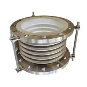 Quality Stainless Steel 304 PTFE Lined Metal Expansion Joint ANSI Flange for sale