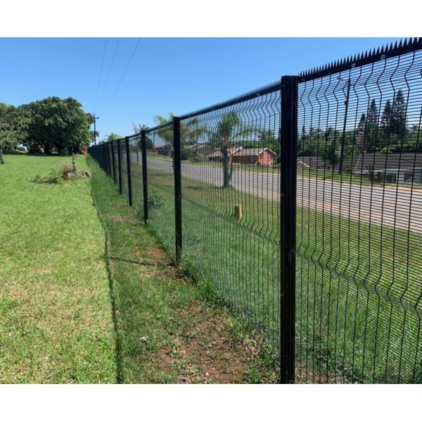 Quality 2.2m Height Metal Safety Fencing , 2.5m Width 358 Anti Climb Fence for sale
