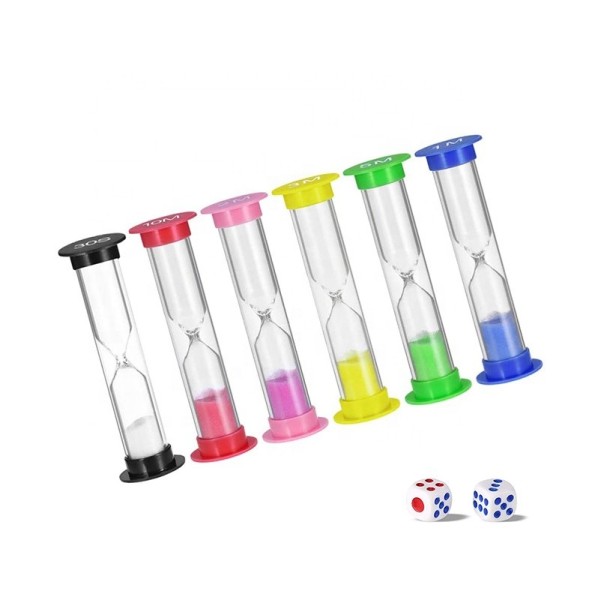 Quality Mini Plastic Hourglass one Minute Two Minute Hourglass Sand Timer for sale