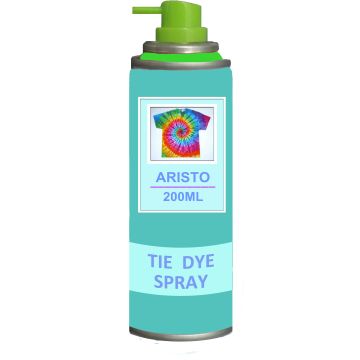 Quality Water Based Soft Fabric Spray Paint Tie Dye Ink 200ml/ Can for sale