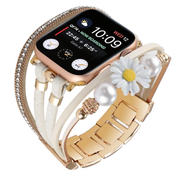 Quality DHL.UPS.FEDEX.EMS Trendy Zou Chrysanthemum Decorative Smart Watch Band for sale